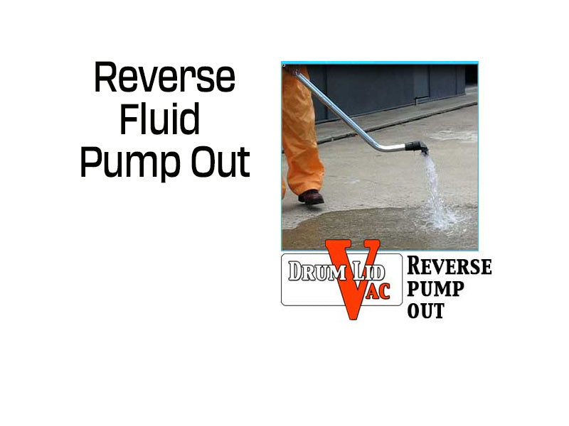 60 Litre Drum Lid Vacuum with drum - 60-120 cfm - Reverse Pump Out ...