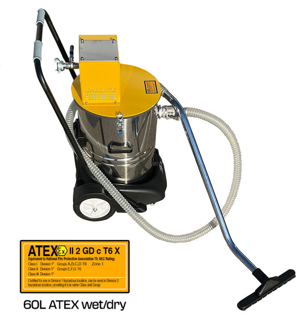 Air vac 100 cfm wet dry Explosion Proof - ATEX certified – Spillrite ...